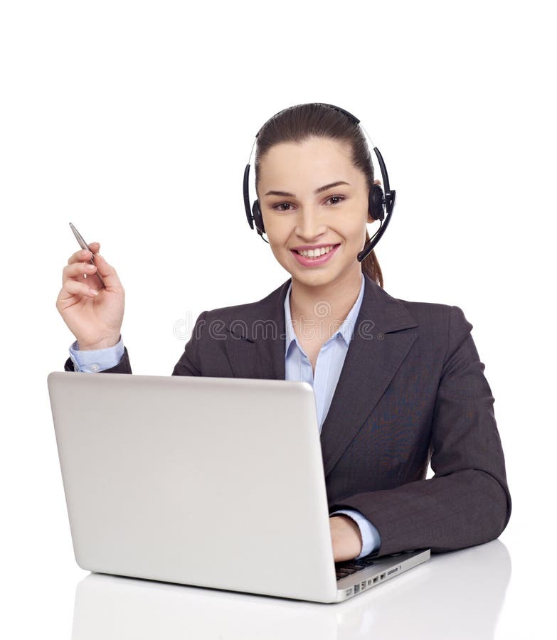 Customer service stock photo. Image of customer, headset - 107674060