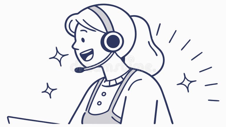 Customer Service Representative Icon, Headset Support Professional ...