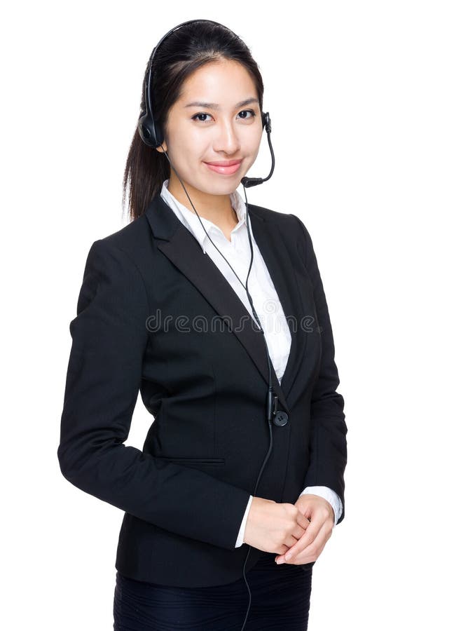 Customer Service Representative Stock Image - Image of help, business ...