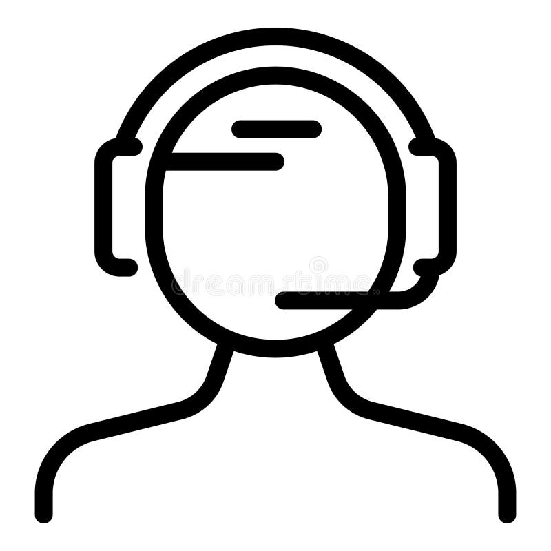 Customer Service Representative is Speaking into a Headset Stock ...