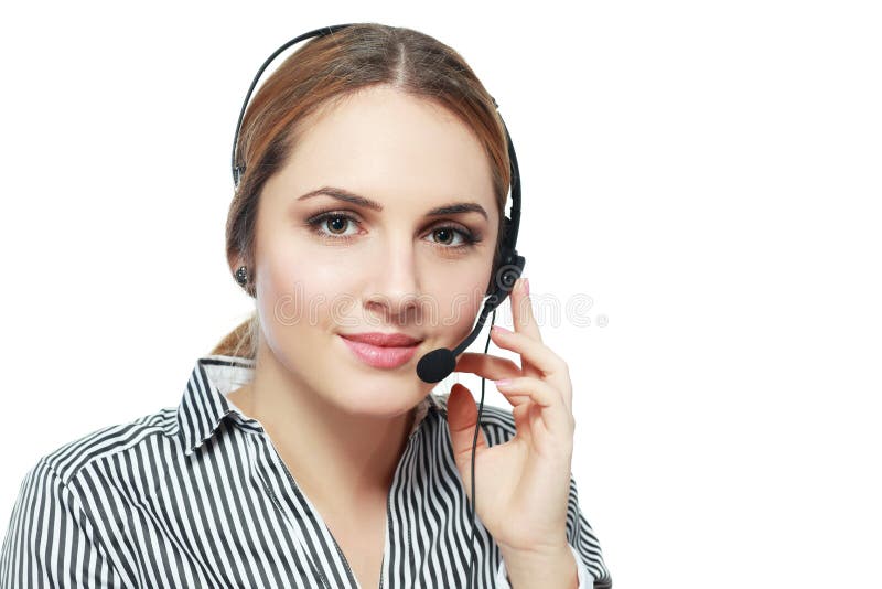 Customer Service Representative Stock Image - Image of document ...
