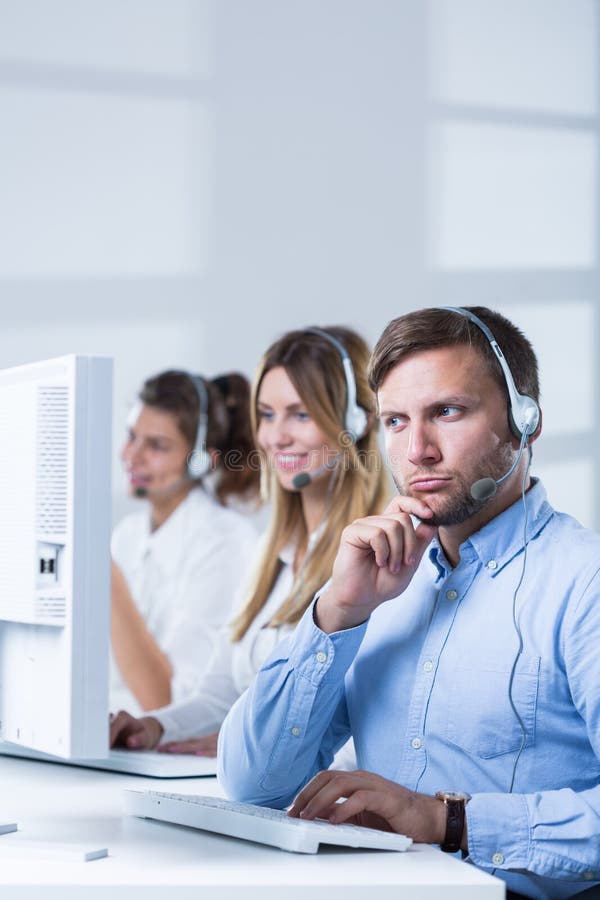 Customer Service Representatives Stock Photo - Image of businesspeople ...