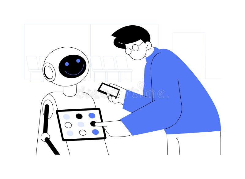 Customer Service Robots Abstract Concept Vector Illustration. Stock ...