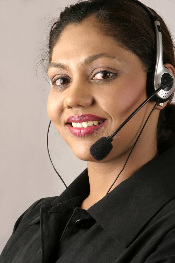 Customer Service with Smile Stock Photo - Image of lady, asian: 14251580
