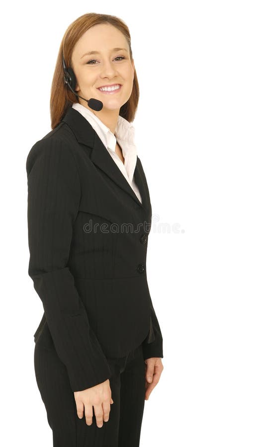 Customer Service Smiling stock photo. Image of communication - 5957808