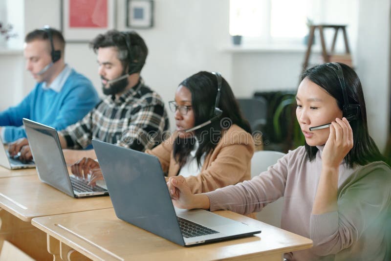 Customer service stock image. Image of business, headphones - 4294047