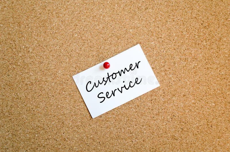 Customer Service Sticky Note Concept Stock Photo - Image of friendly ...