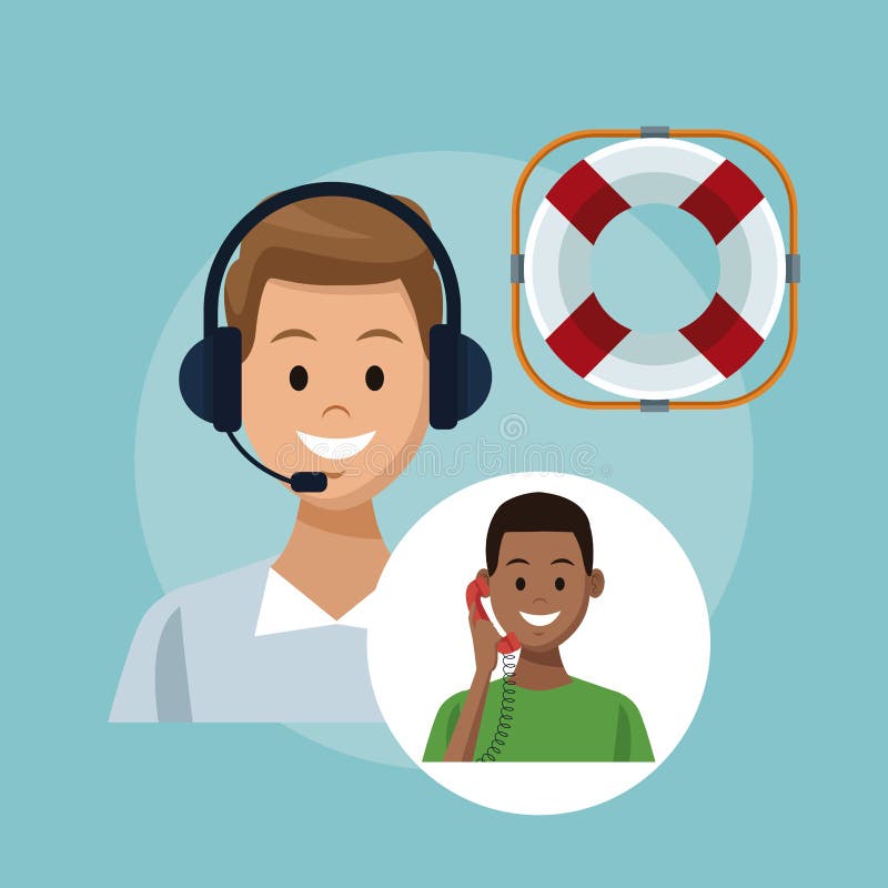 Customer Service and Support Stock Vector - Illustration of ...
