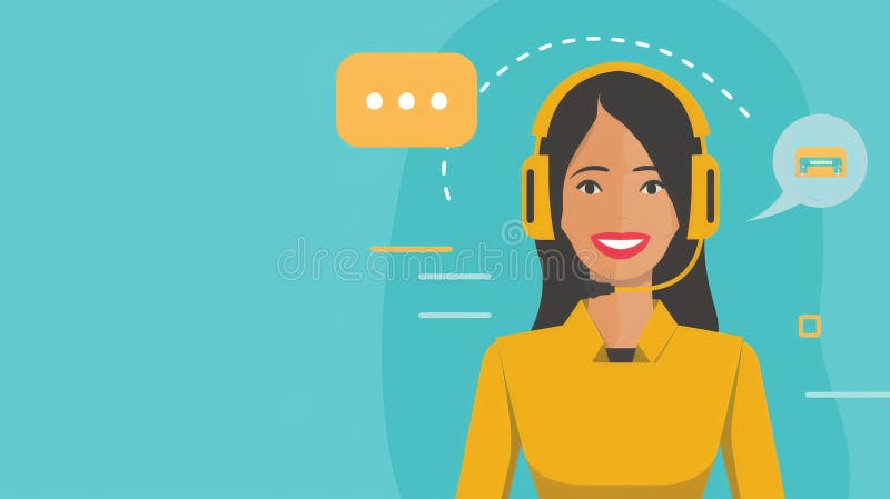 Customer Service, Support Call Center, Hotline Operator Illustration ...