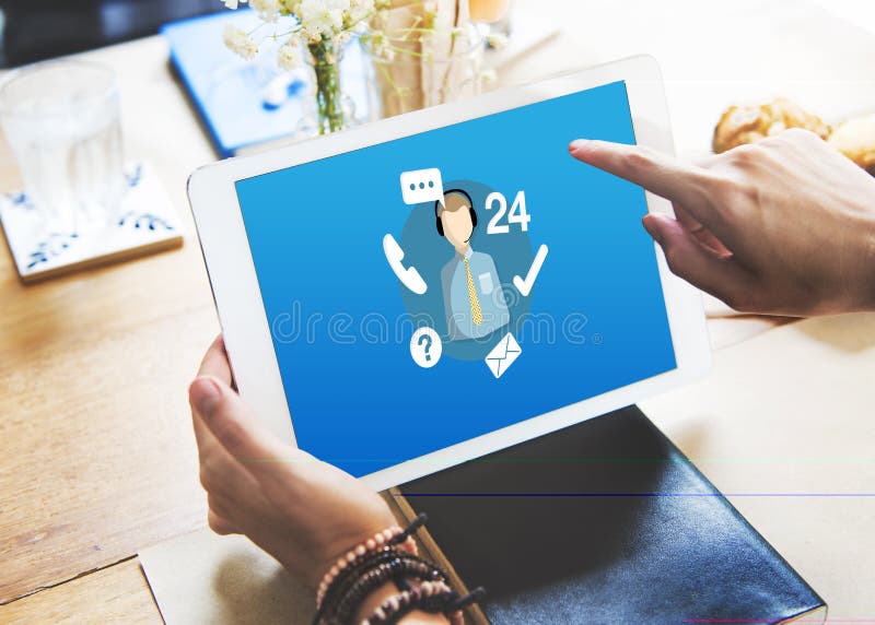 Customer Service Support Helping Advice Concept Stock Photo - Image of ...