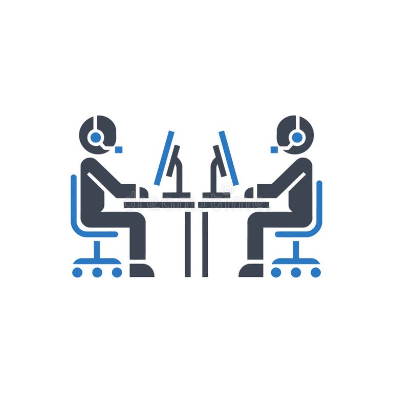 Customer Service Support Icon Stock Vector - Illustration of ...