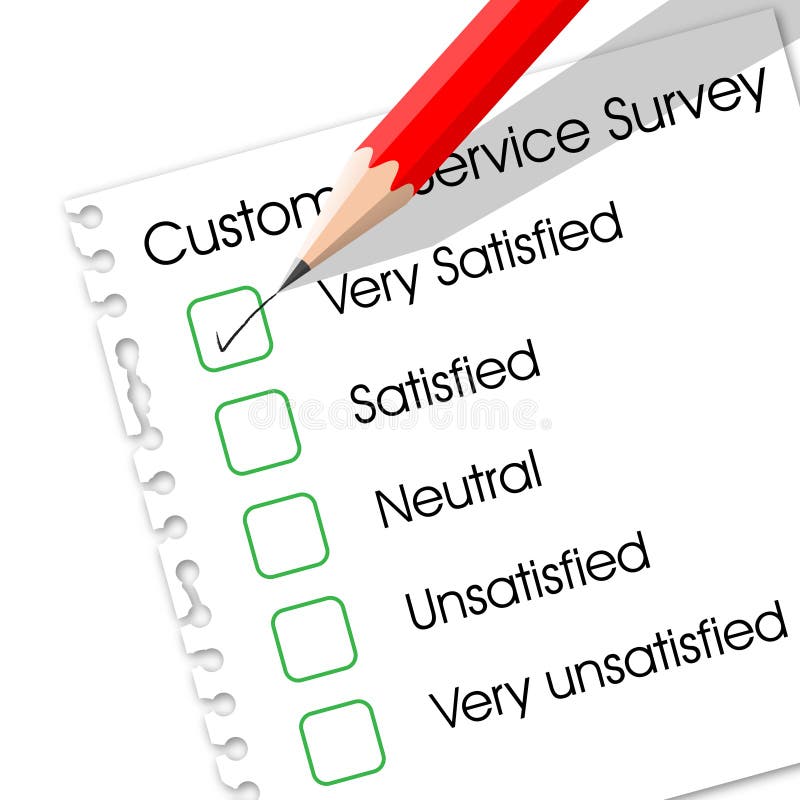 Customer service survey stock vector. Illustration of design - 20557676