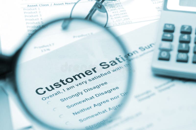 Customer service survey stock image. Image of horizontal - 42710353