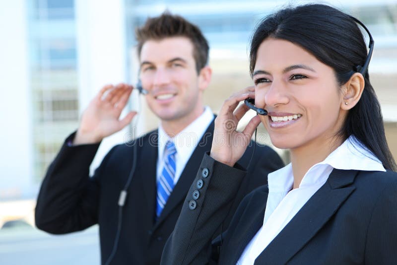 Customer Service Team stock photo. Image of businesspeople - 16819358