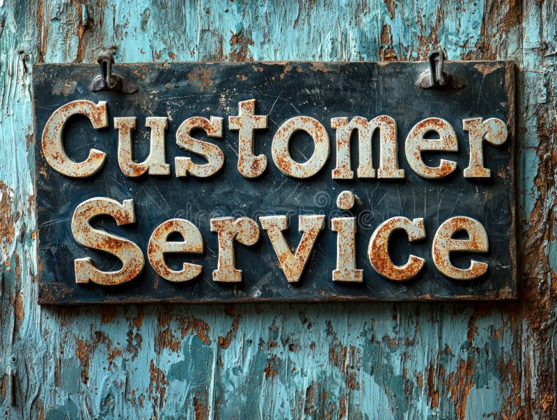 Customer Service Text Written on the Blackboard Stock Image - Image of ...