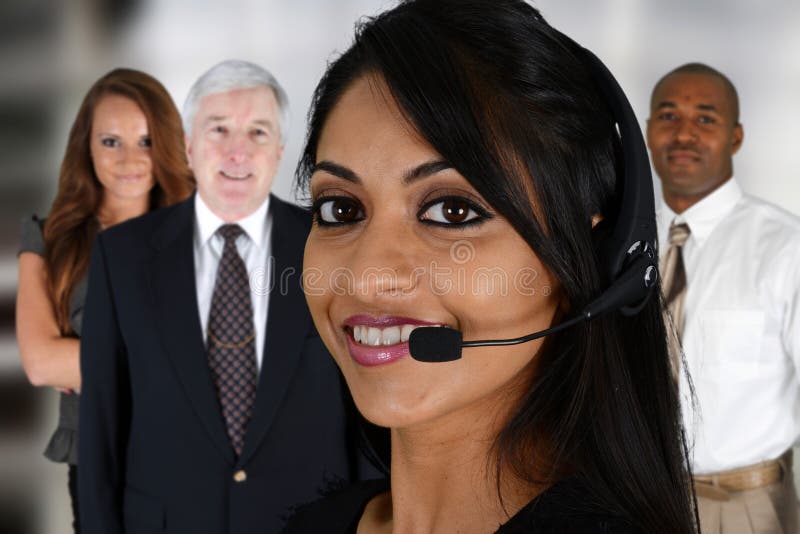 Customer Service stock photo. Image of employee, headphones - 33949498