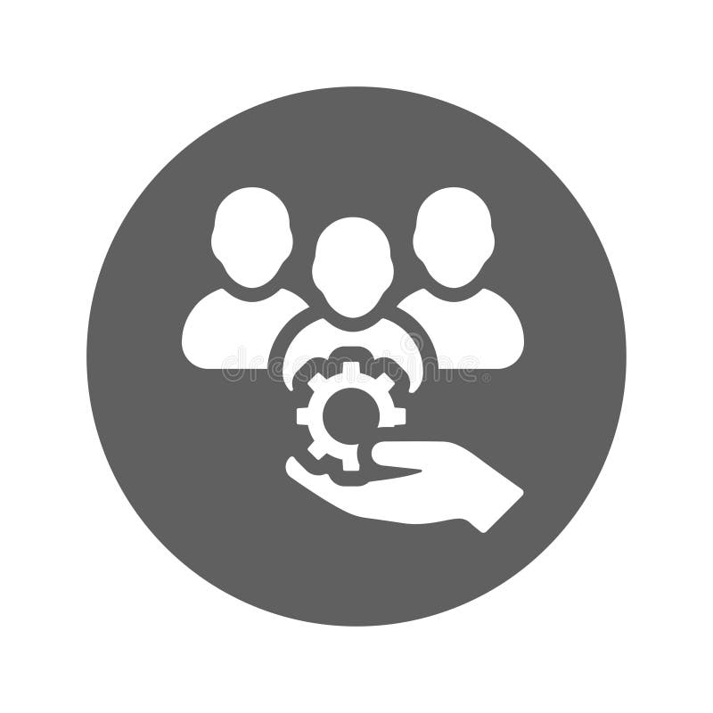 Customer, services icon stock illustration. Illustration of community ...