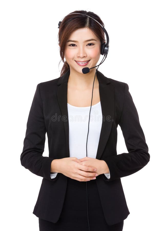 Young Woman with Hand Presentation Stock Image - Image of announce ...