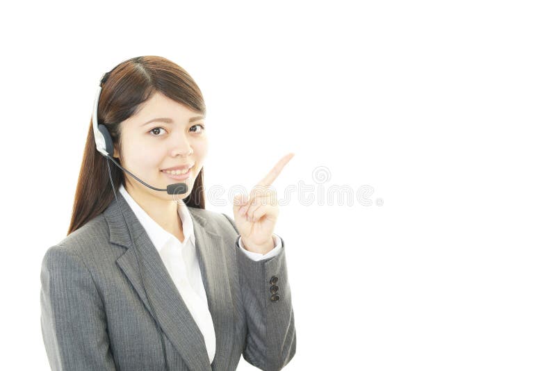 Customer services operator stock image. Image of lady - 40362885