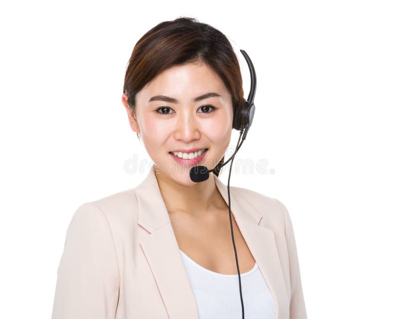 Customer Services Representative Stock Image - Image of phone, help ...