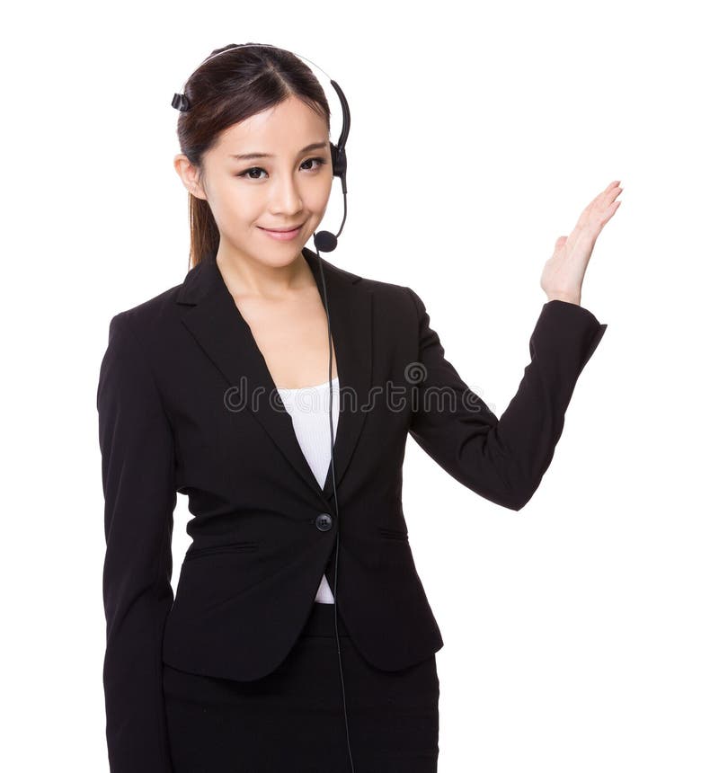 Customer Services Representative Stock Photo - Image of office ...