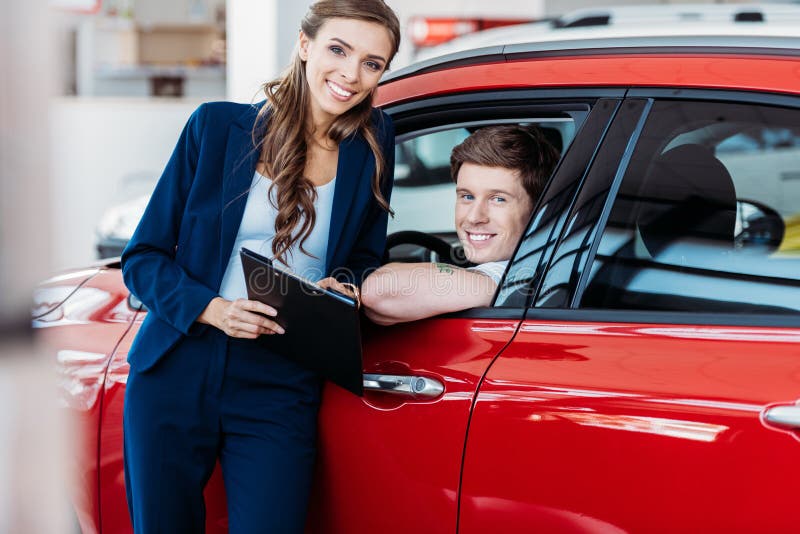 Customer Sitting in a Car, Manager Stock Photo - Image of customer ...