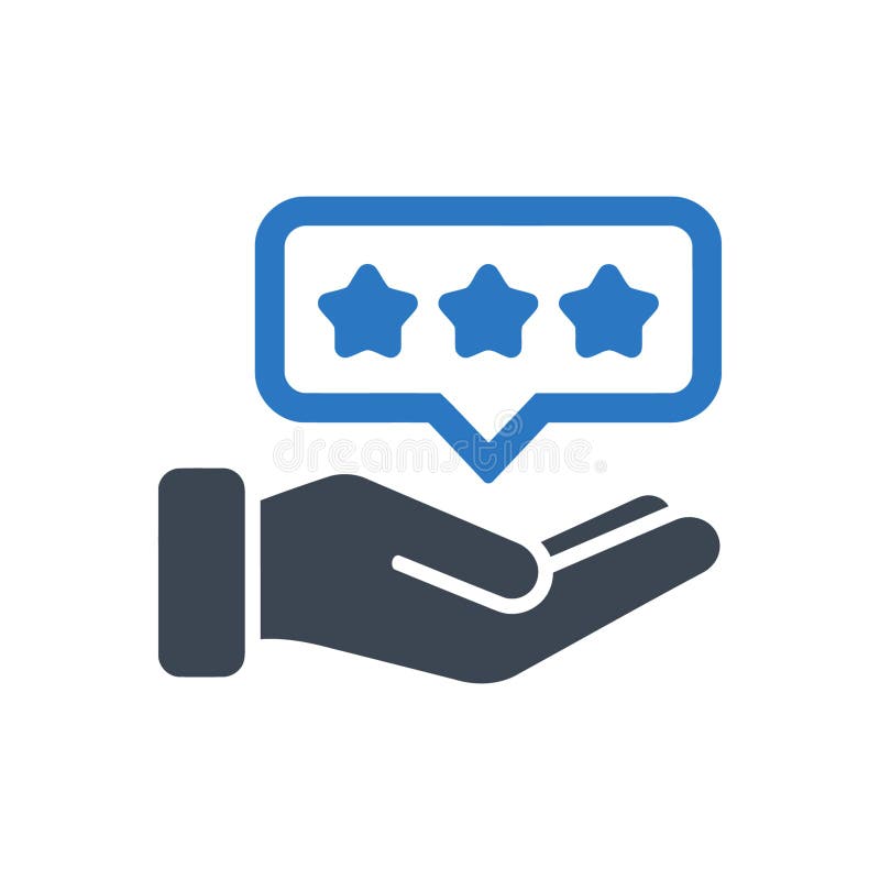 Customer Star Feedback Icon Stock Vector - Illustration of vector ...