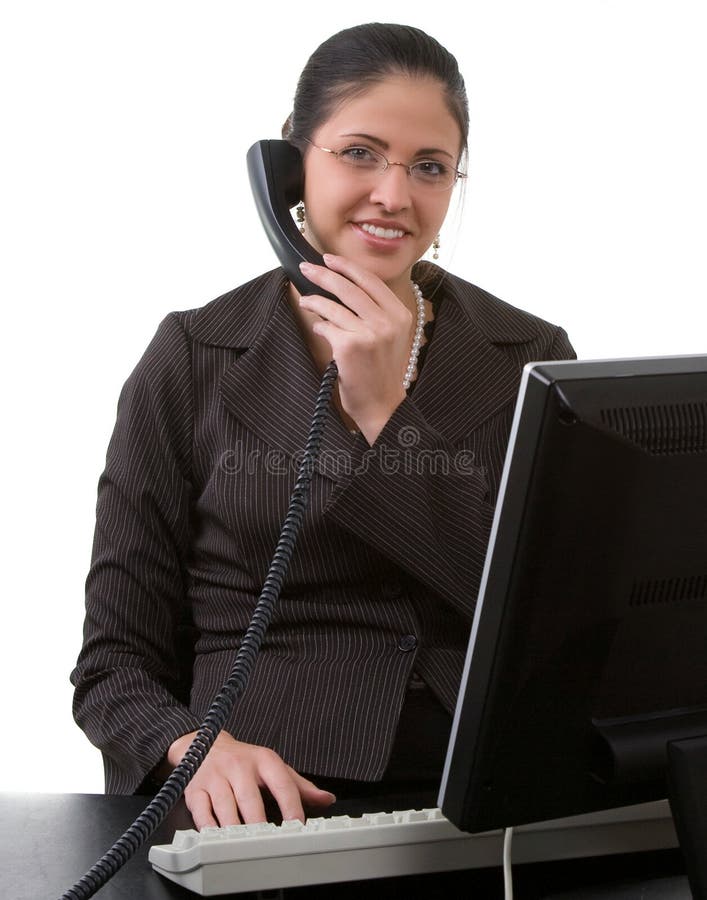 Customer Support stock photo. Image of successful, businesswoman - 21950278