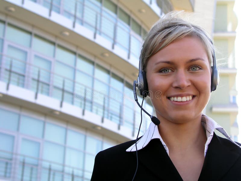Customer Support stock image. Image of receptionist, center - 246699