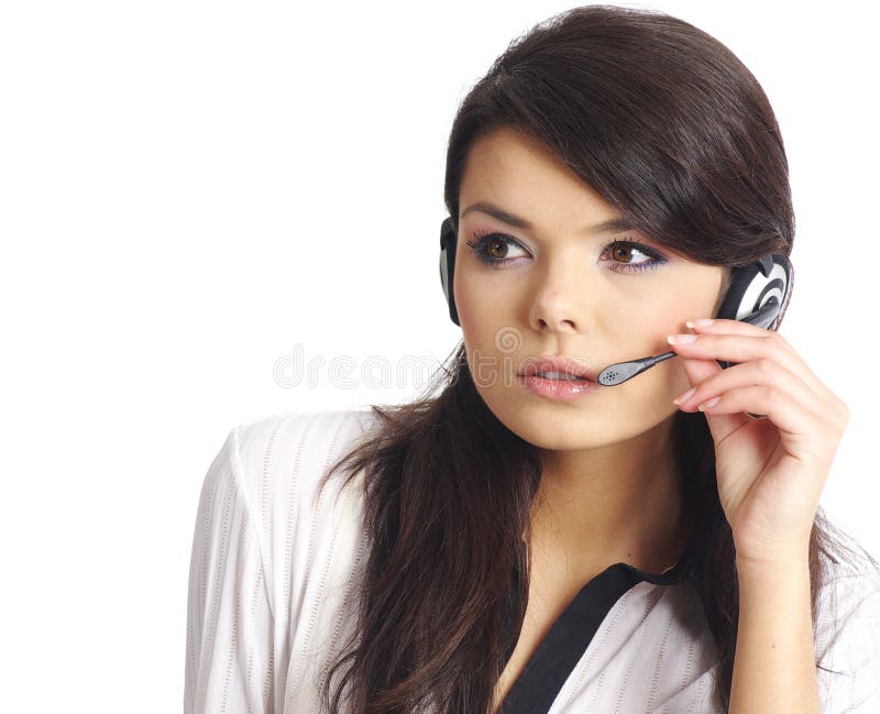 Customer support agent stock photo. Image of agent, communicate - 6964394