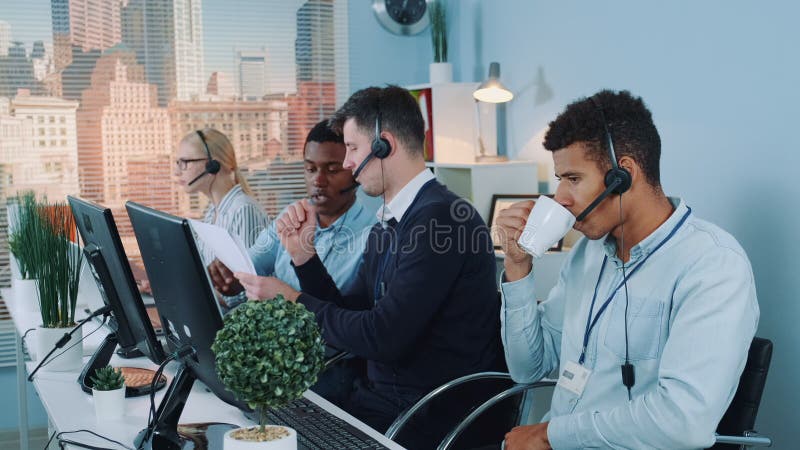 Bored Customer Support Girl Stock Image - Image of female, blond: 2979123