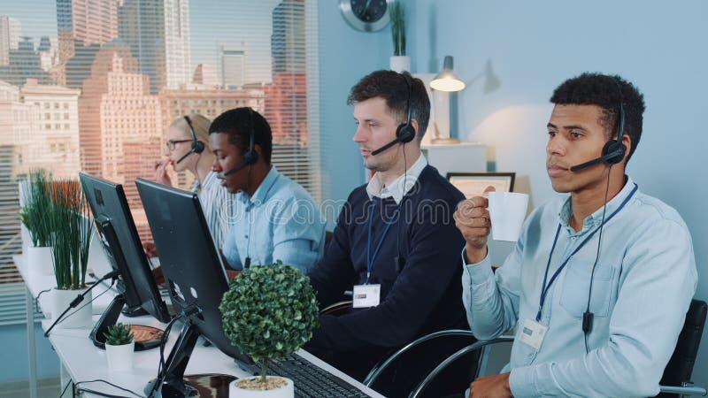 Bored Customer Support Girl Stock Image - Image of female, blond: 2979123