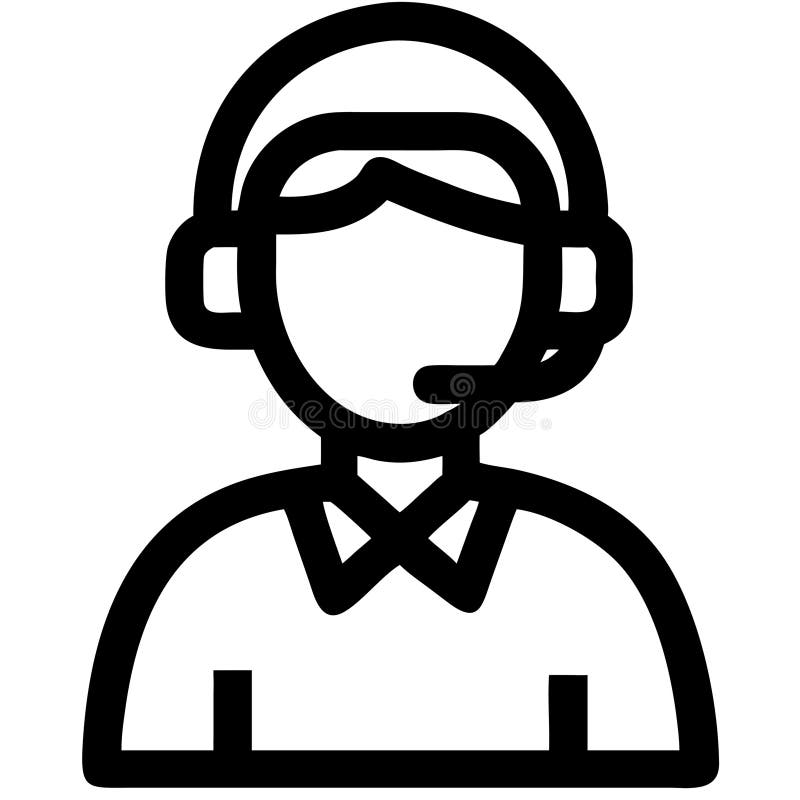 Customer Support Agent Vector for Call Center and Helpline Services ...