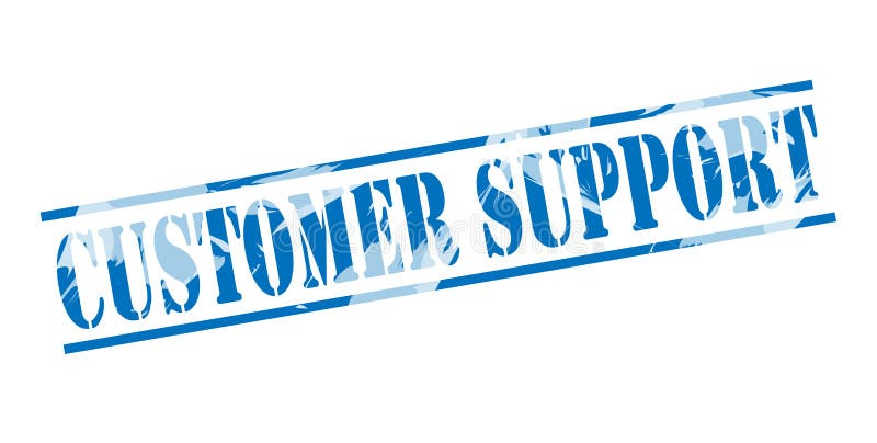 Support blue round stamp stock vector. Illustration of grungy - 95268452