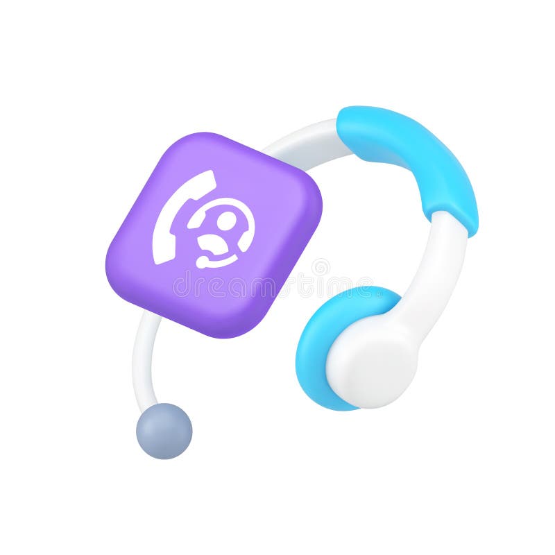 Customer Support Call Center Hotline Feedback Advice Help Service 3d ...