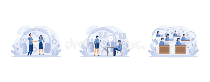 Customer Support Call Center. Personal Assistant Service, Person ...