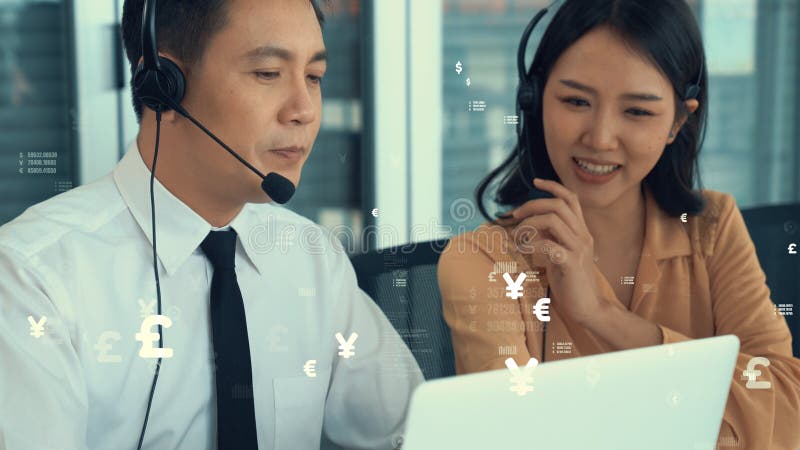 Customer Support Call Center Provide Data with Envisional Graphic Stock ...