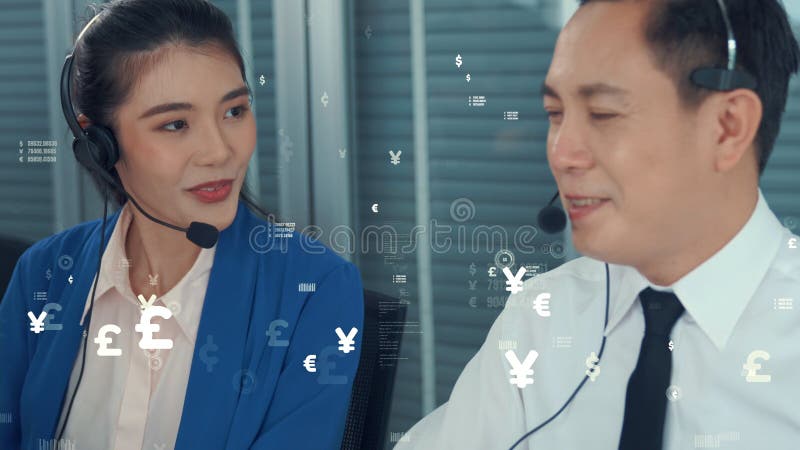 Customer Support Call Center Provide Data with Envisional Graphic Stock ...