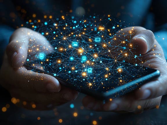 A Customer Support Center Employs CRM Software Technology Stock Photo ...