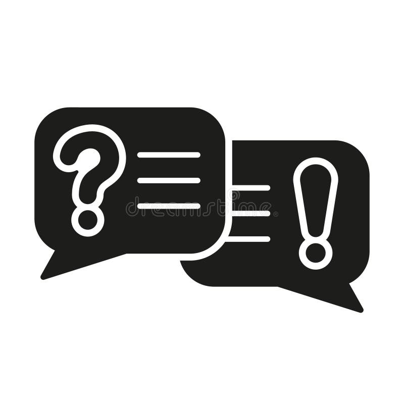 Customer Support Chat Silhouette Icon. Speech Bubble with Question Mark ... Customer Support Chat Silhouette Icon. Speech Bubble with Question Mark ...
