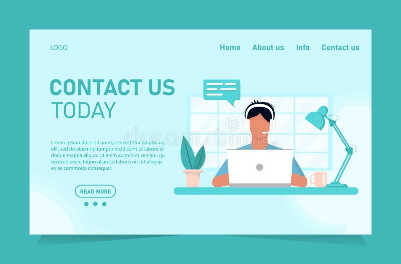 Customer support chat site stock illustration. Illustration of care ...