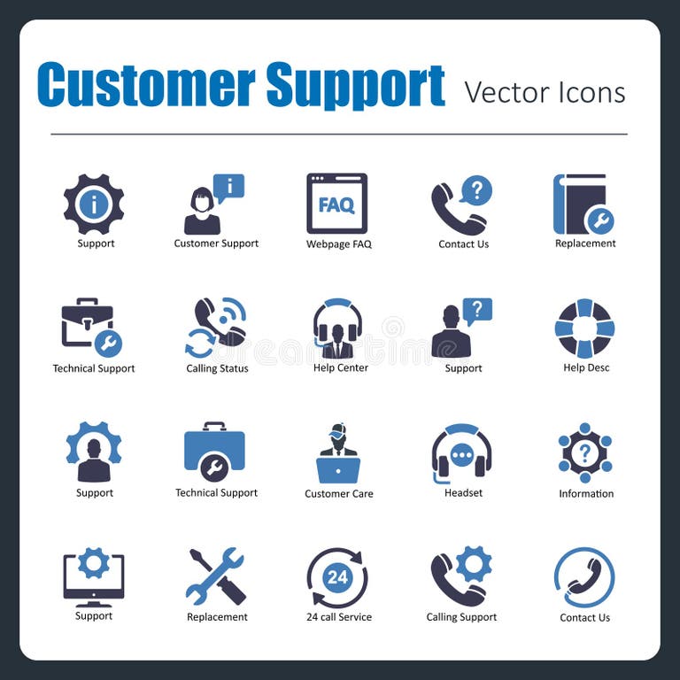 Customer Support stock vector. Illustration of customer - 264873396