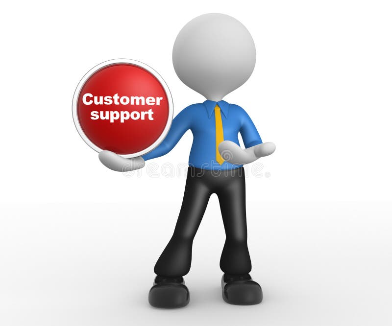 Support concept stock illustration. Illustration of customer - 43900766