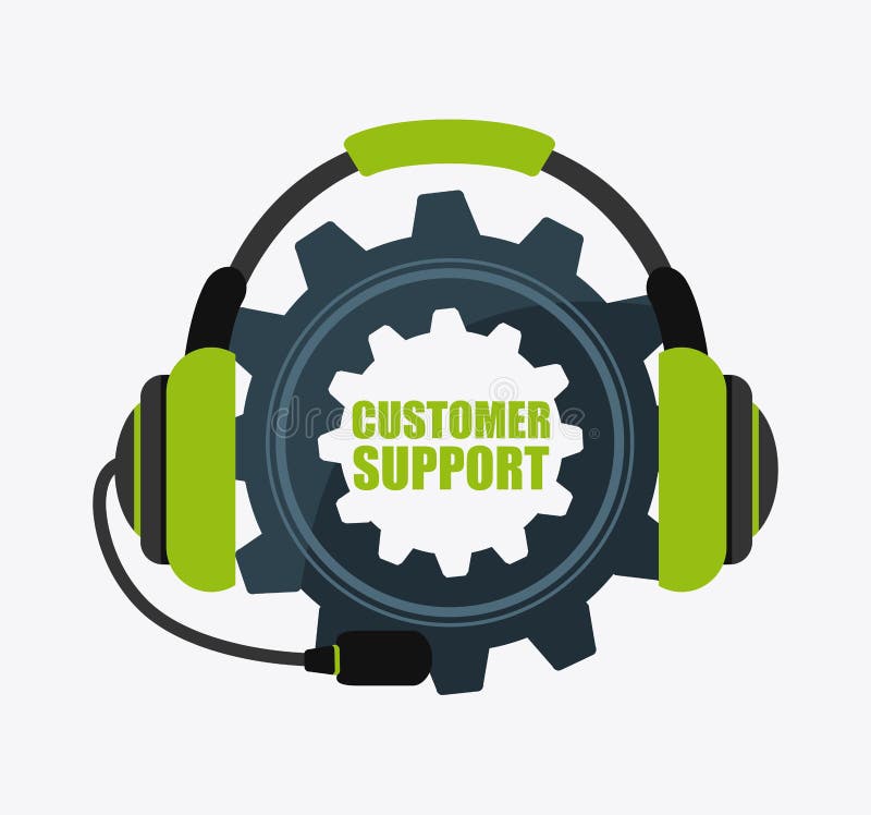 Customer support stock illustration. Illustration of business - 48315066