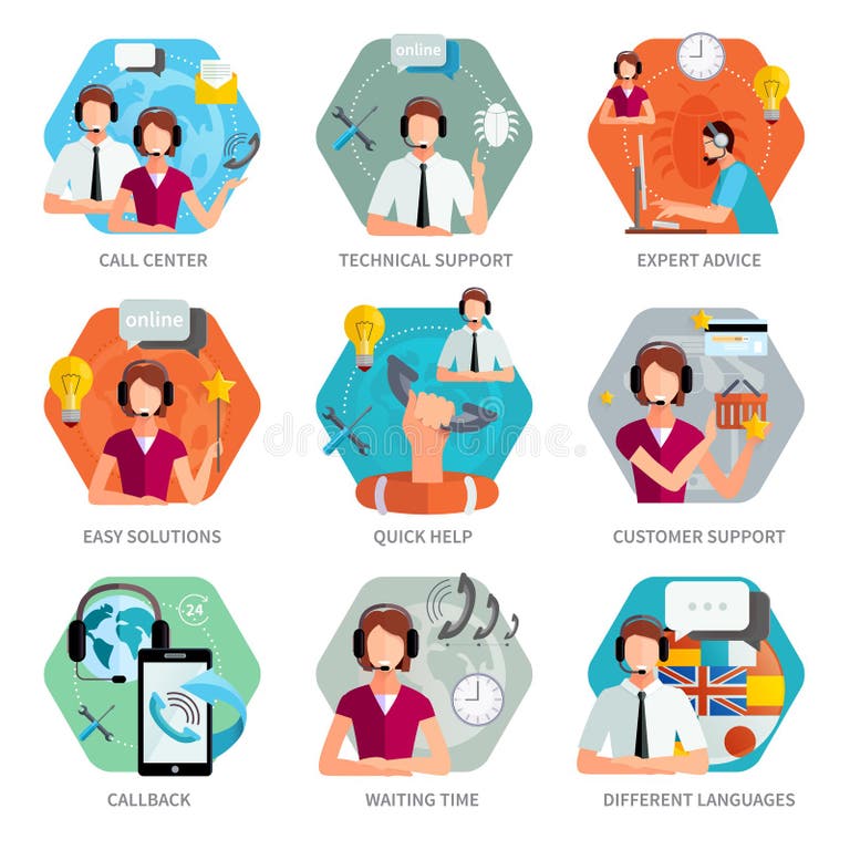 Customer Support Badge Stock Illustrations – 6,394 Customer Support ...