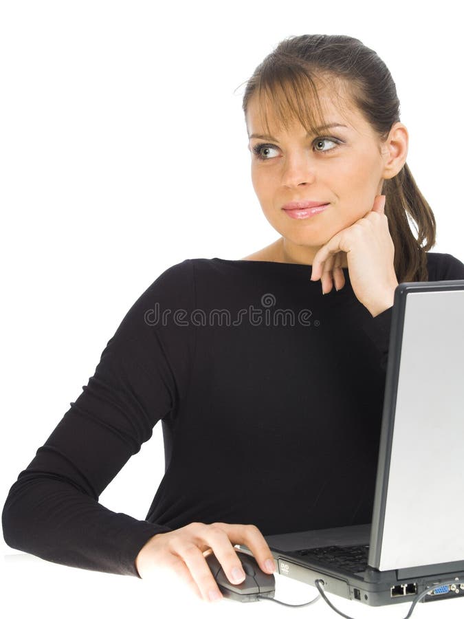 Customer Support Girl stock image. Image of confidence - 2127141