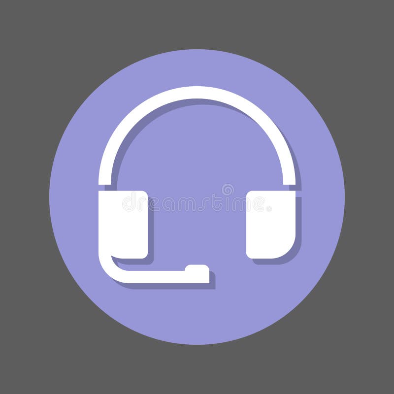 Headset, Support Line Icon, Outline Vector Sign, Linear Style Pictogram ...