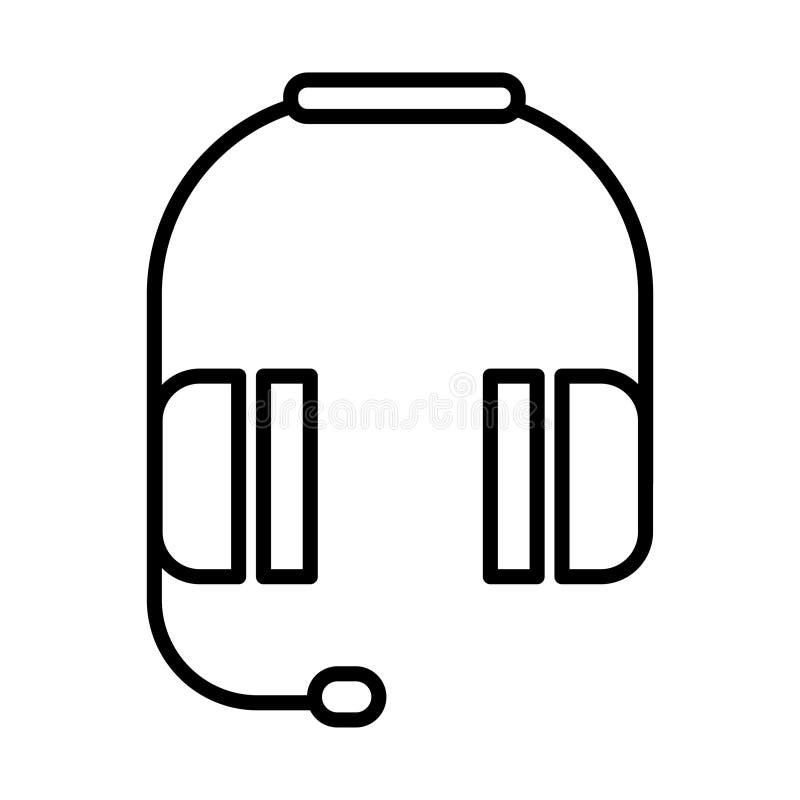 Customer Support Headset Icon Stock Vector - Illustration of icon ... Customer Support Headset Icon Stock Vector - Illustration of icon ...
