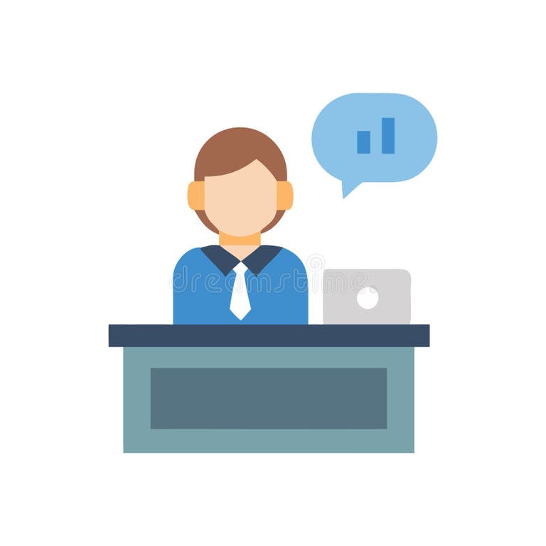 Customer Support Help Desk Icon Stock Image - Illustration of ...