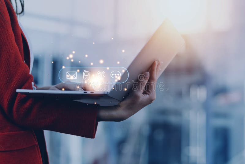 Customer Support Hotline Contact Us People Connection. Businessman ...